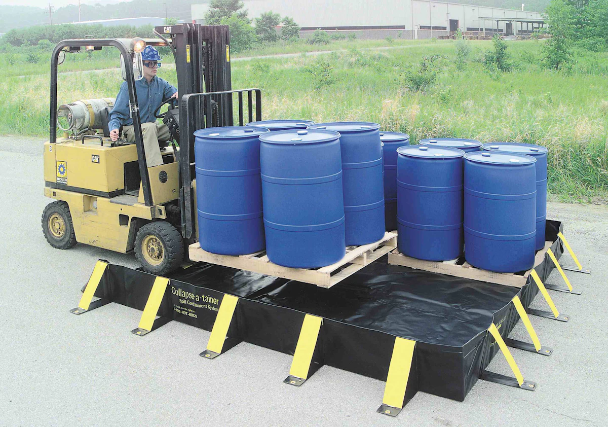 Foldable spill containment system | Overdrive