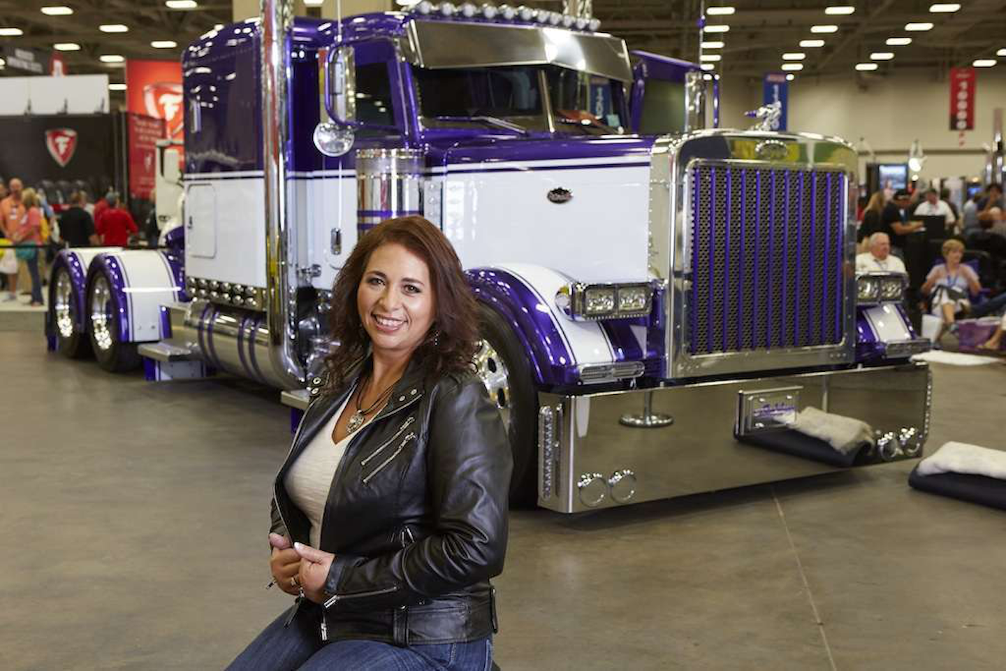 Dallas duo: Finalist Libby Clayton poses with Pride & Polish champ ...