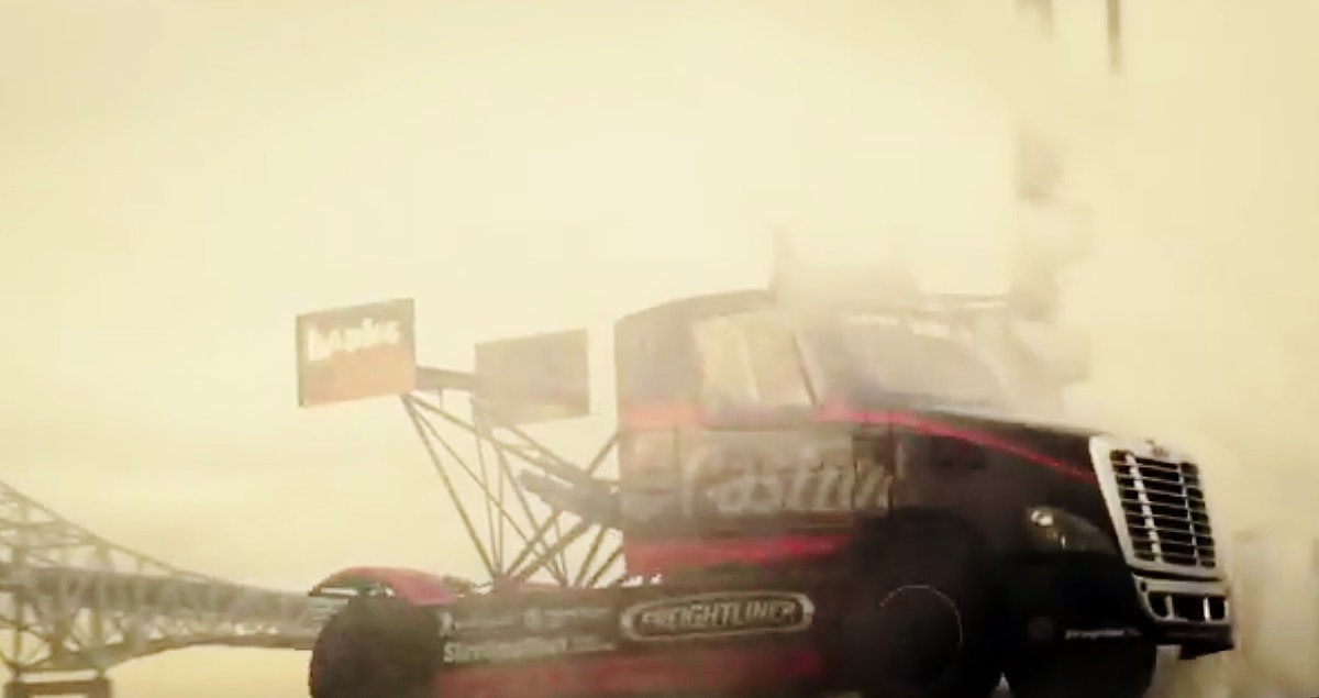 New vid: Mike Ryan jumps stunt Freightliner | Overdrive