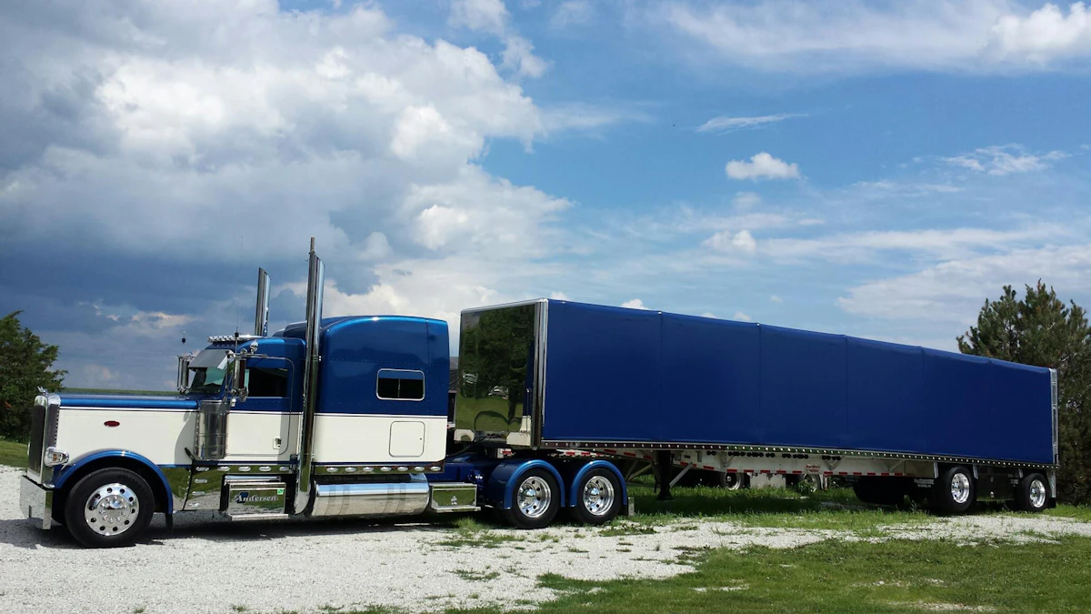 Chromed up steel hauling Peterbilt 389 glider | Overdrive