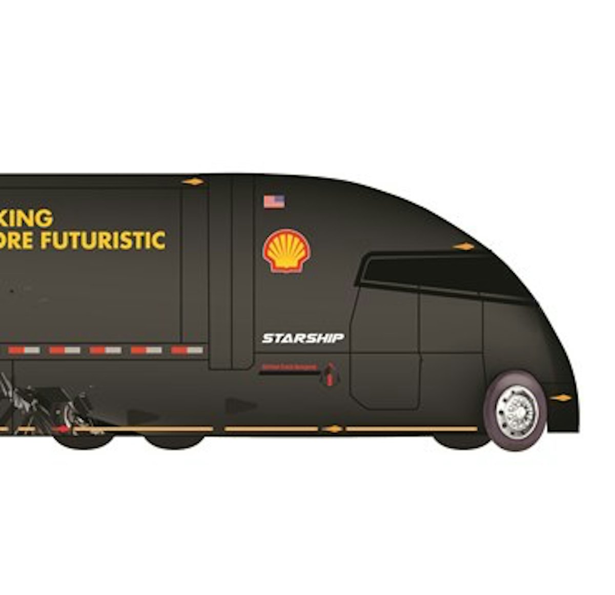 Hyper-fuel-efficient concept tractor-trailer in development by Shell ...