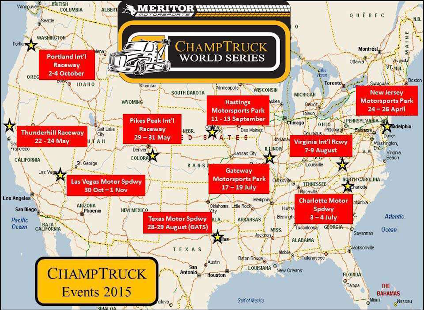 Truckers, start your engines: The Meritor ChampTruck World Series is ...