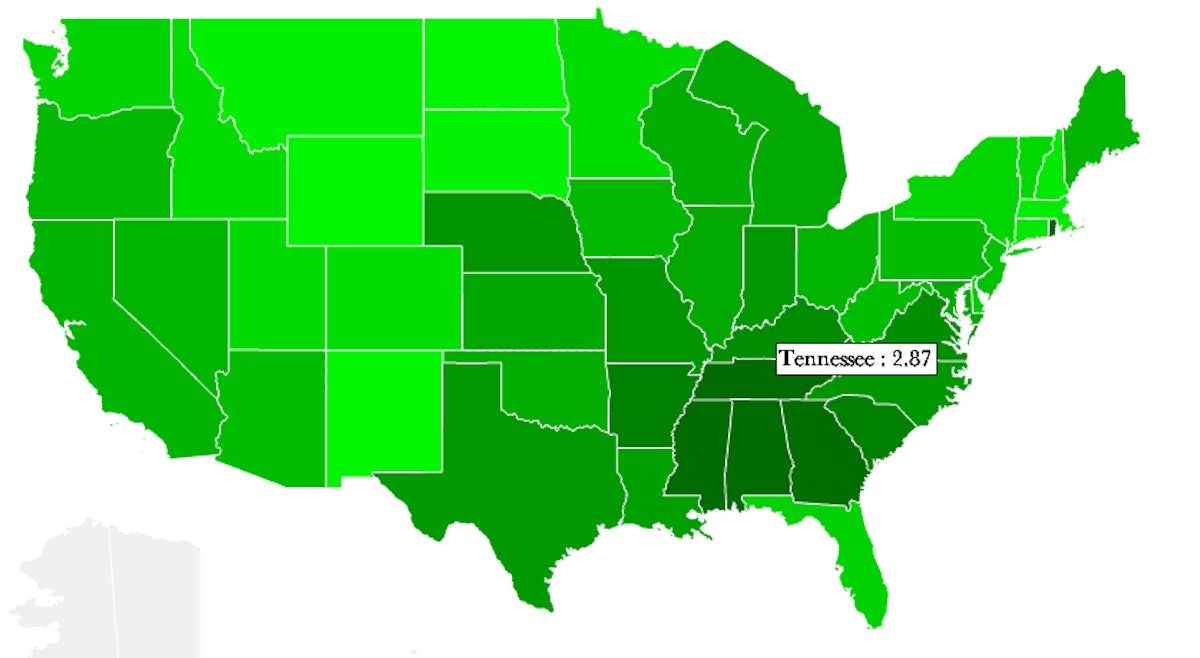 Rates hall of fame: Top 10 U.S. states for outbound freight | Overdrive