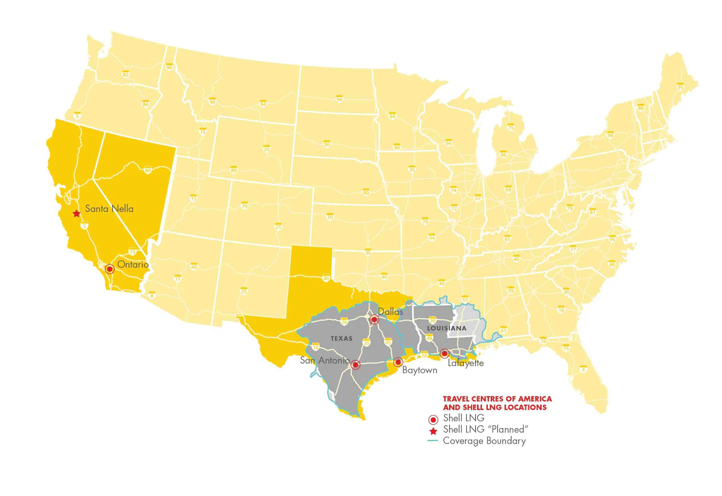 Shell, TA add liquefied natural gas lanes in San Antonio, Dallas ...