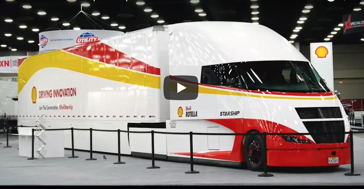 A look at Shell Rotella’s StarShip hyper-aero concept tractor-trailer ...