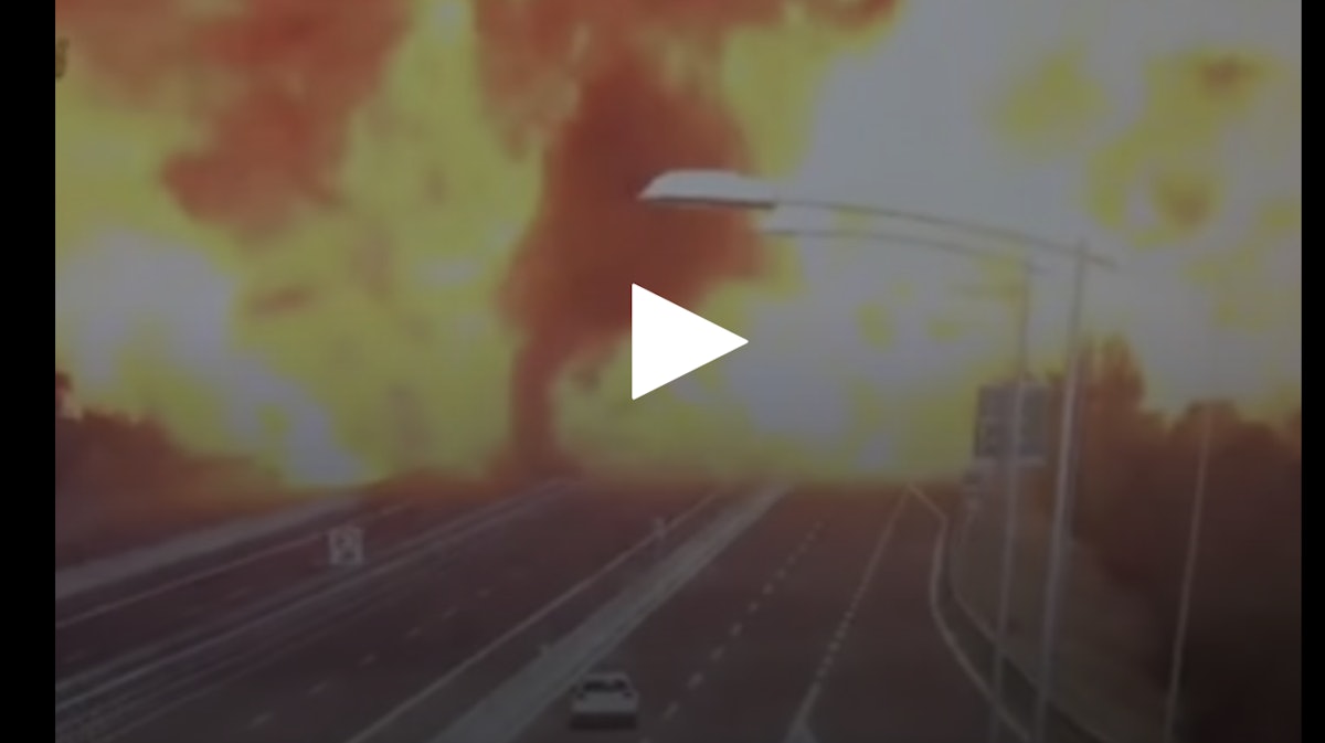 Must watch: Truck crash in Italy causes massive on-highway explosion ...