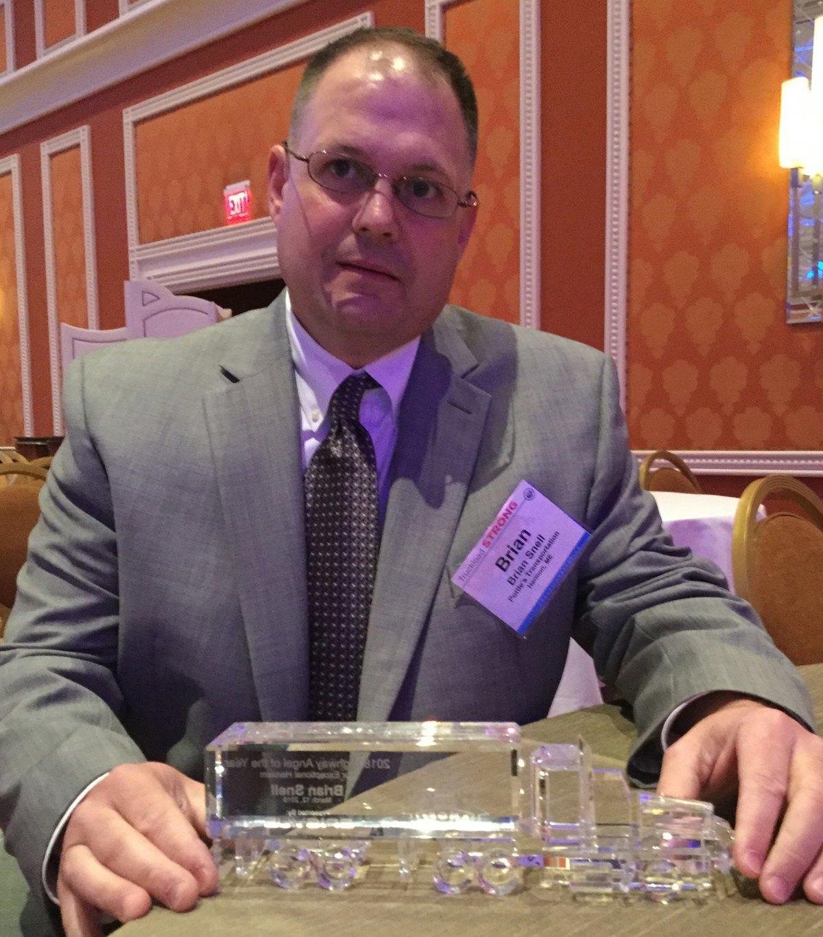 Trucker named Highway Angel of the Year after helping at accident scene ...