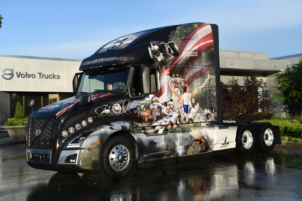 Volvo, Mack unveil Memorial Day tribute trucks | Overdrive