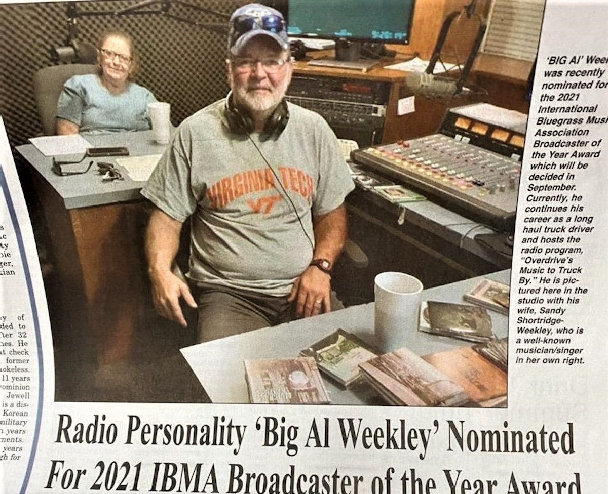'Overdrive's Music to Truck By' host 'Big Al' Weekley honored | Overdrive