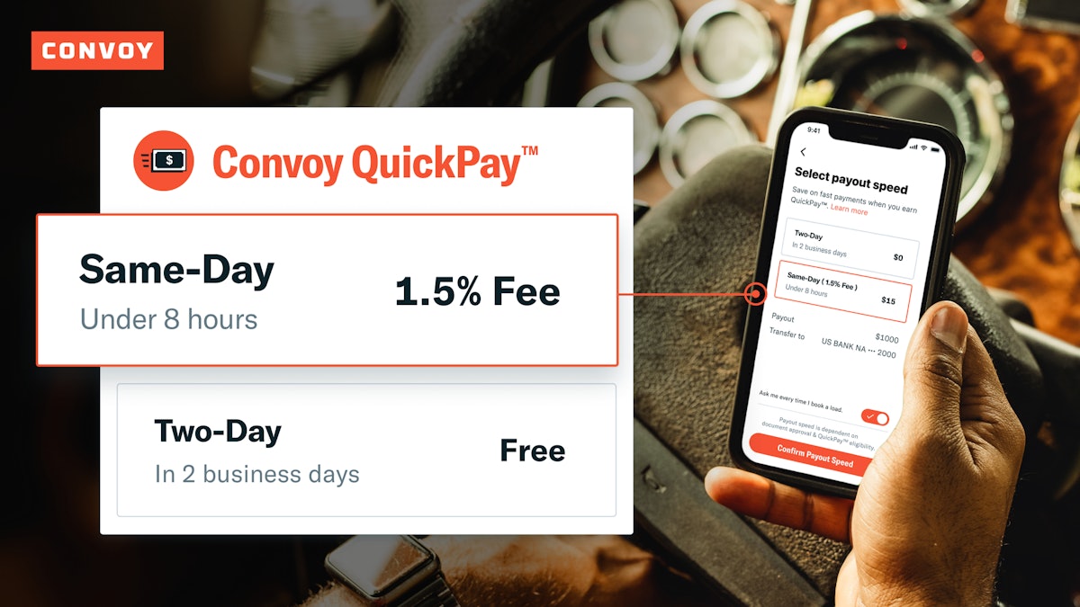 Convoy freight platform intros new low-fee, 8-hour QuickPay option ...