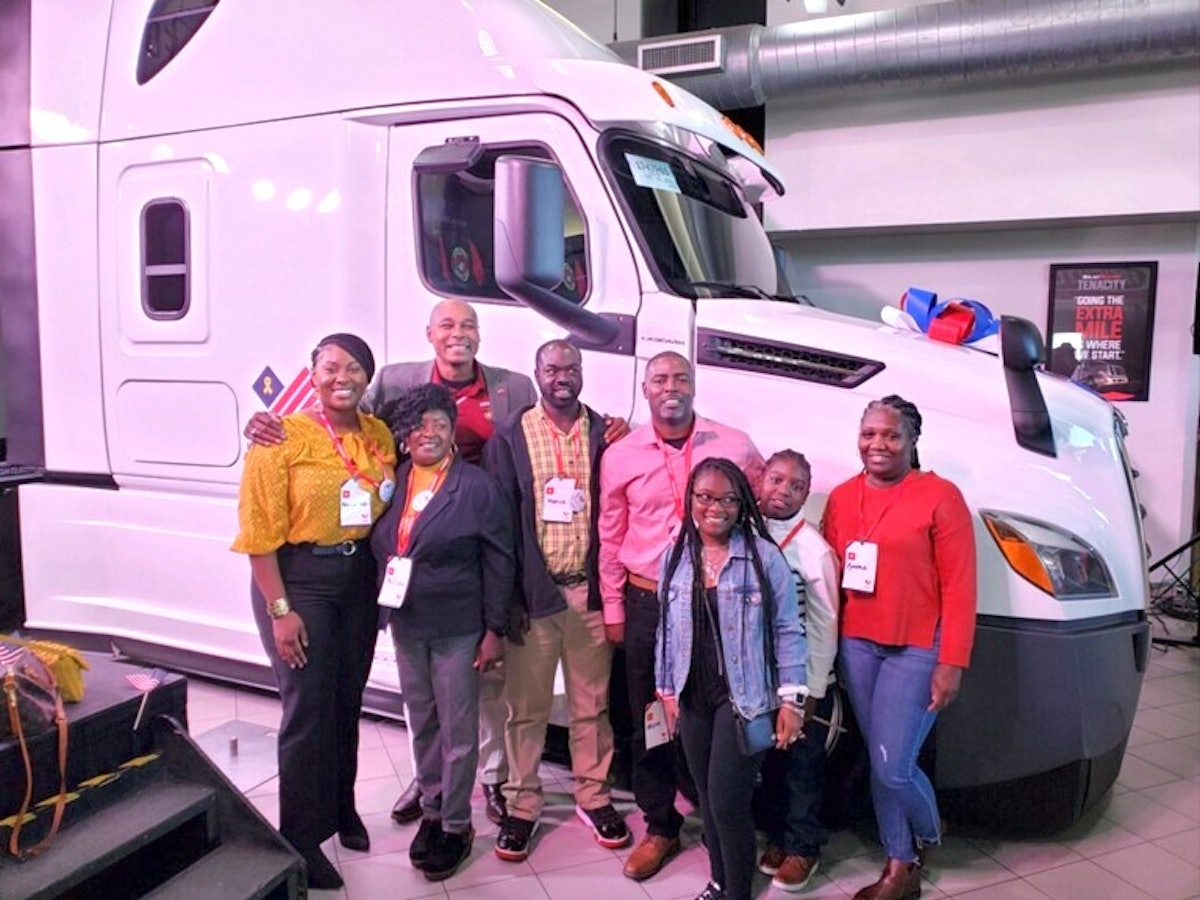 Progressive gifts truck to 30-year Marine Corps veteran trucker | Overdrive