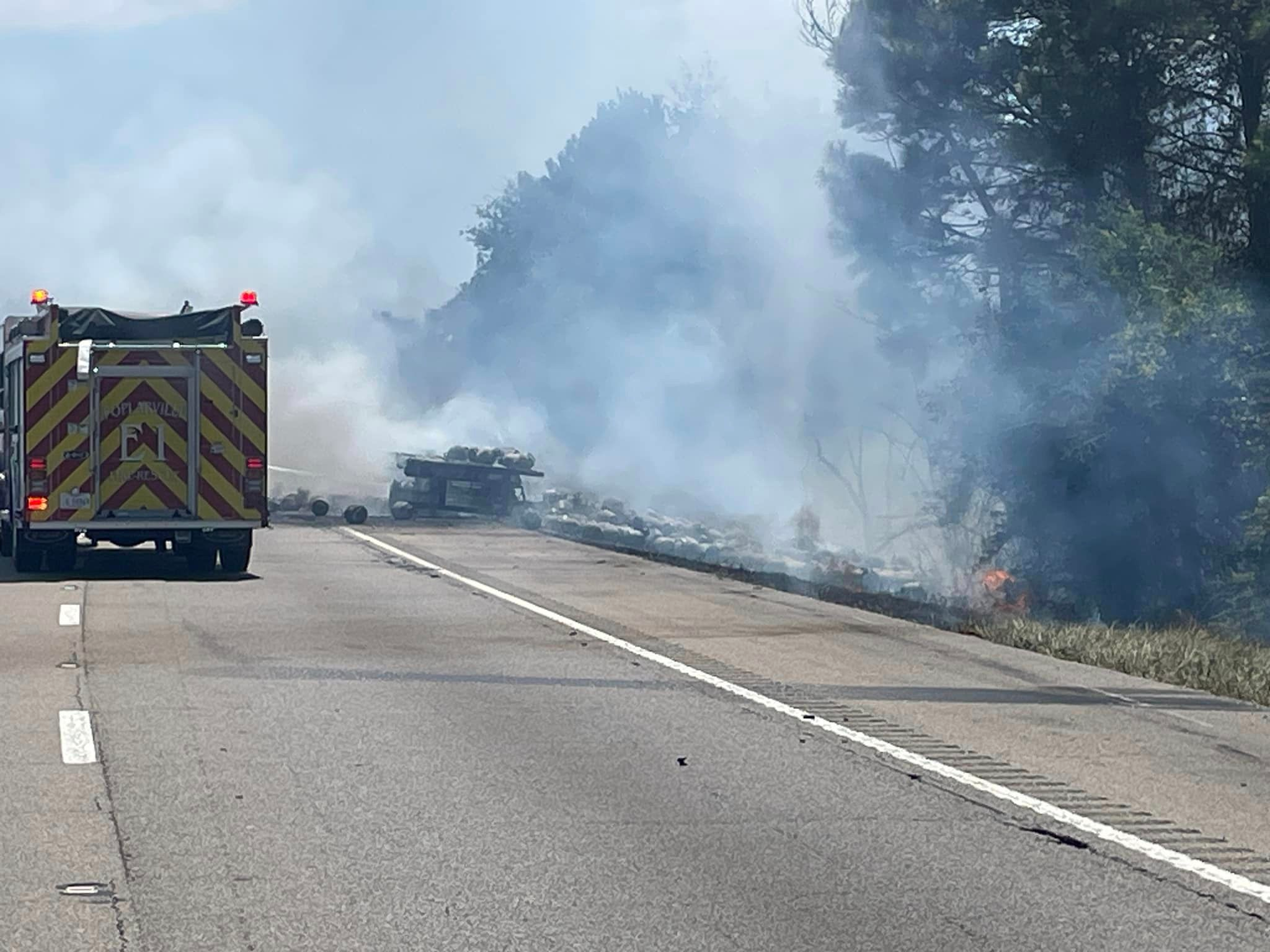 Propane tanks become small bombs in I-59 crash in Mississippi | Overdrive