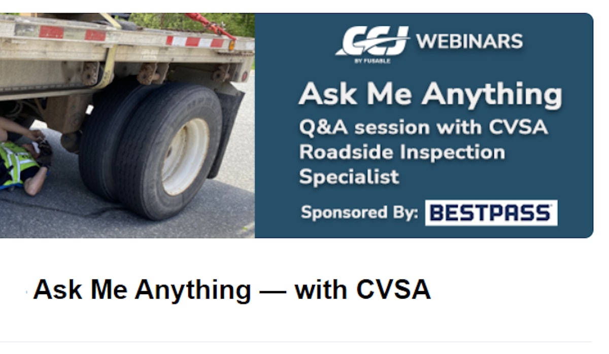 Roadcheck-ready resources: Live Q&A with CVSA coming May 1 | Overdrive