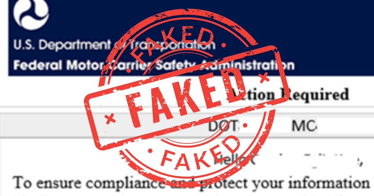 UPDATE: Would-be FMCSA registration hackers claim to fight fraud ...