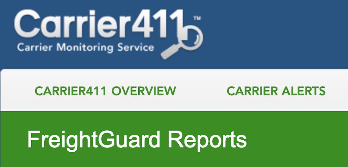Carrier411 makes big changes to its 'FreightGuard' carrier reports ...