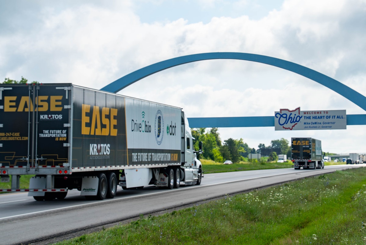 Semi-autonomous truck platoon launched along I-70 | Overdrive