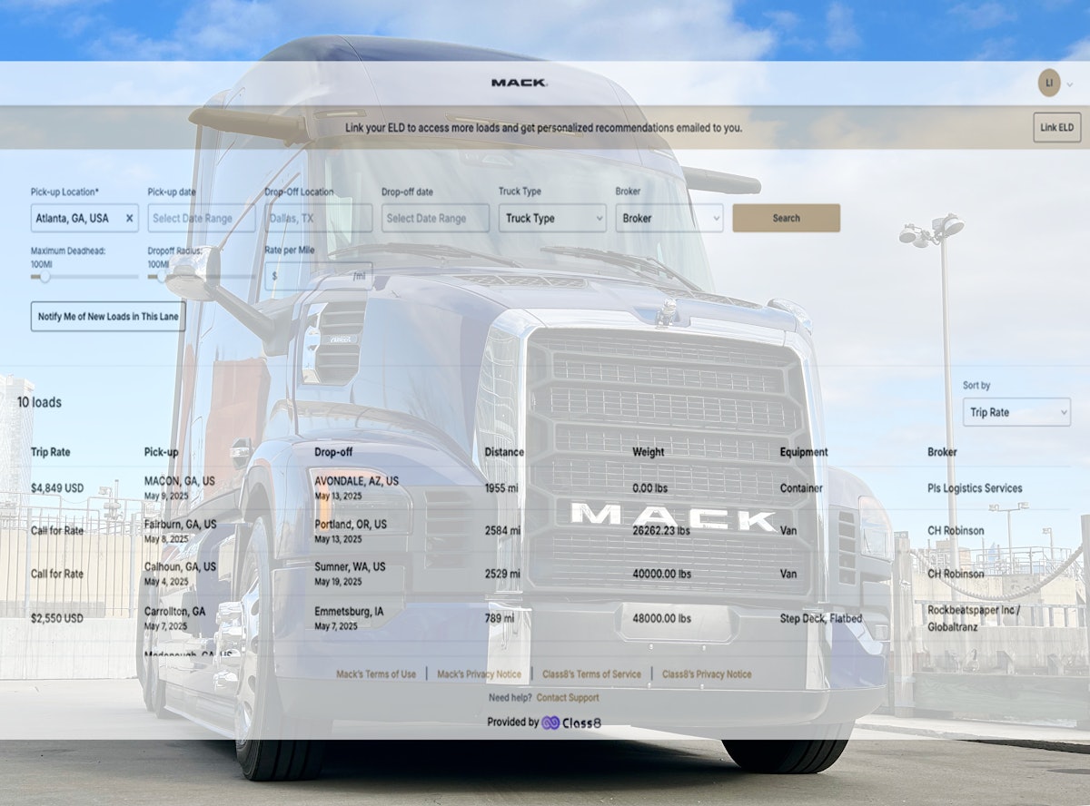 Mack Trucks launches load board for carriers | Overdrive