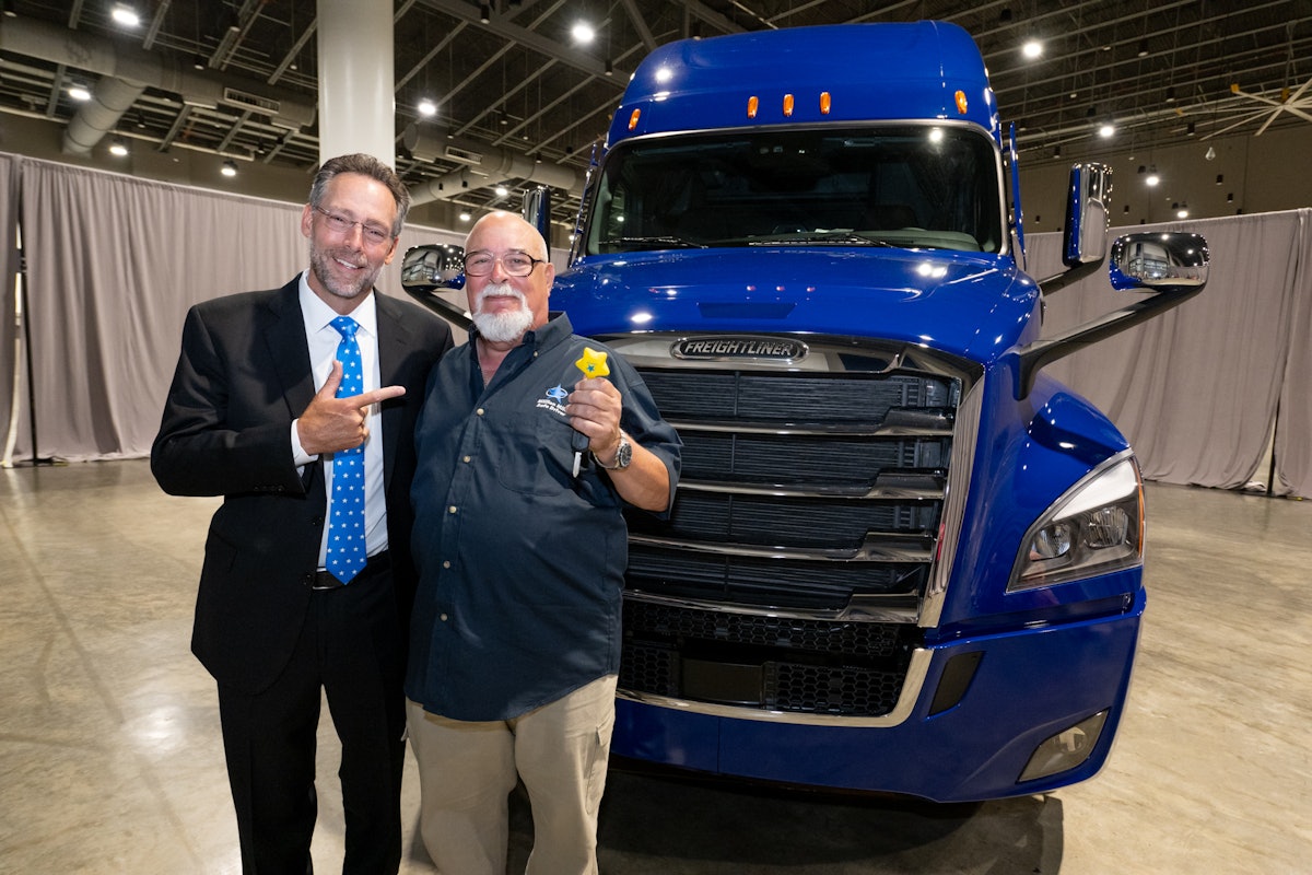 Landstar owner-op wins 2026 Freightliner Cascadia | Overdrive