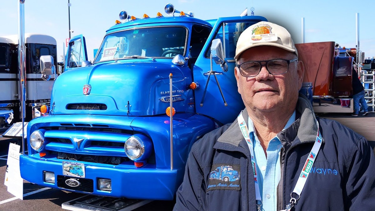 A 1953 Ford C-500 start yielded this Frankenstein boat hauler | Overdrive