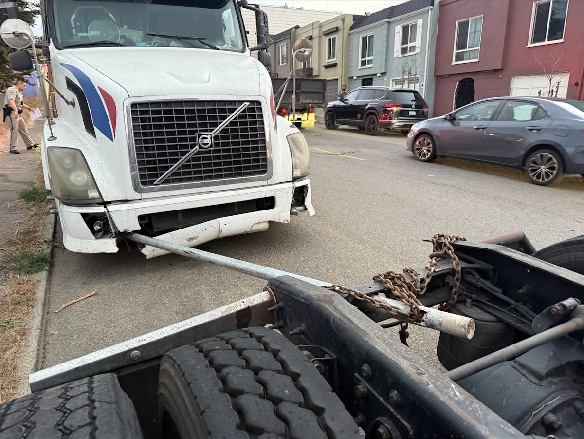 CHP busts definitely 'NOT legal or safe!' metal pole truck tow | Overdrive