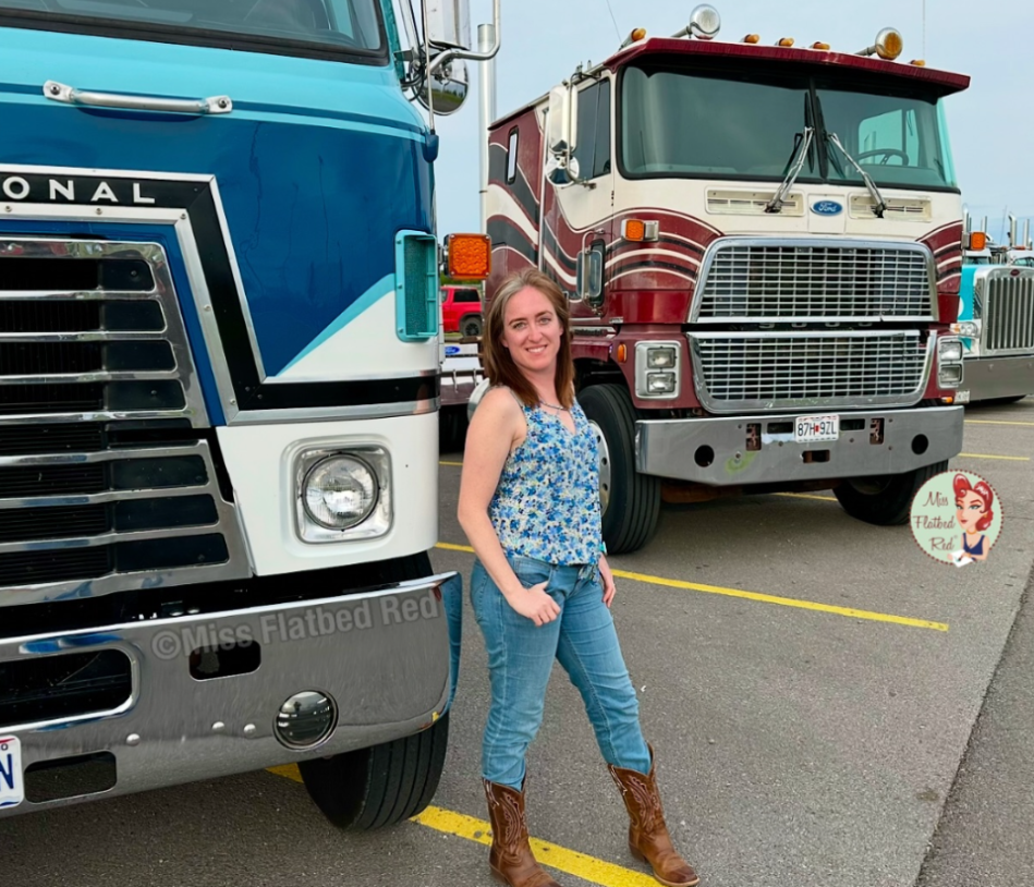 Introducing Miss Flatbed Red, chronicler of trucking history, culture ...